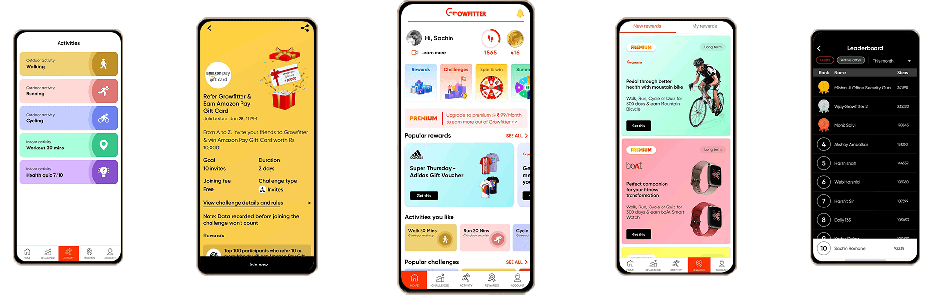 GROWFITTER - Now your fitness will reward you | Get fit, get rewarded